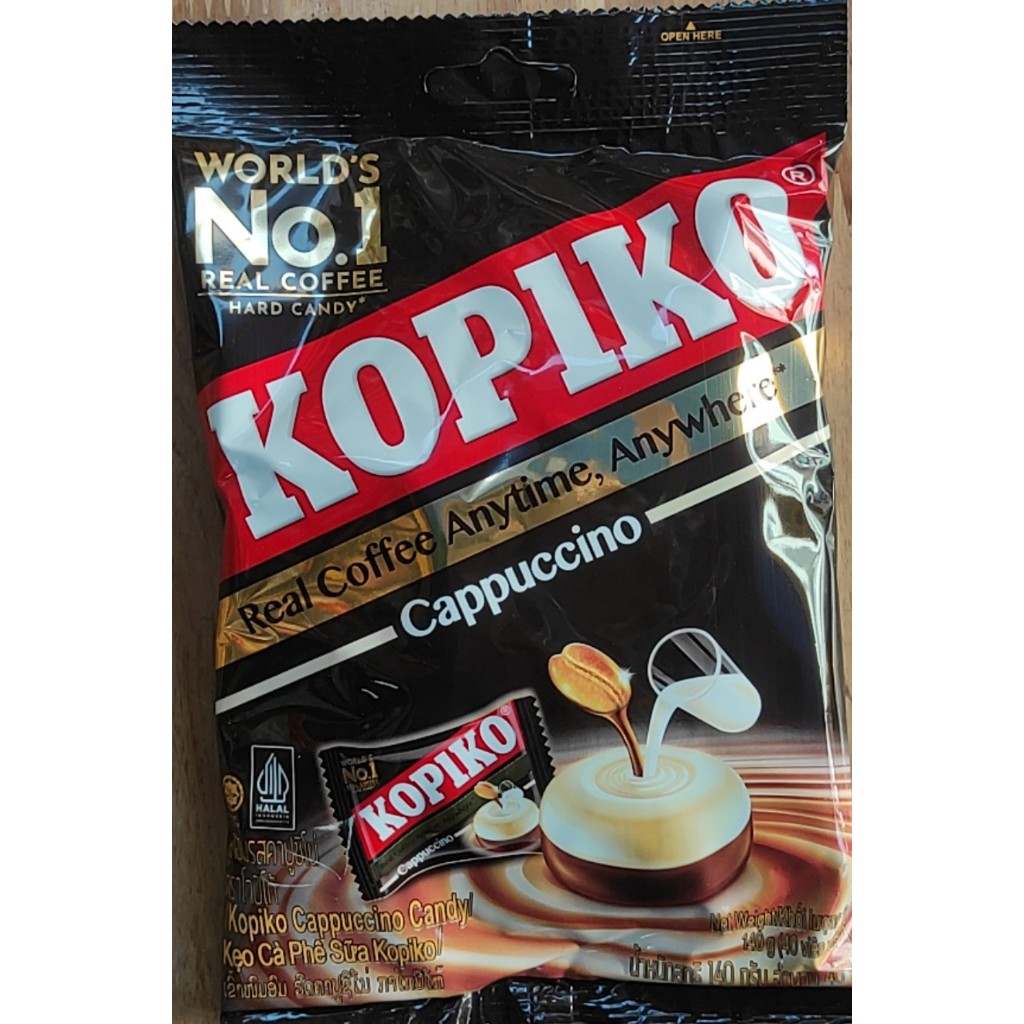 Kẹo Cà Phê Sữa Kopiko Cappuccino Candy (Gói 150g) | Shopee Việt Nam