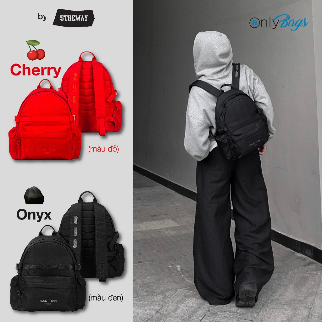 Balo 5THEWAY /mono colo/ BOXY ROCKET BACKPACK | Shopee Việt Nam
