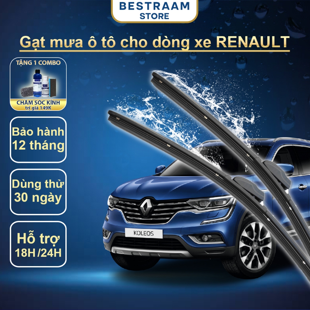 Gạt mưa ô tô Bestraam phù hợp với dòng xe RENAULT gạt mưa cho ô tô ...