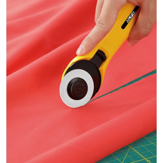 Dao cắt vải tròn xoay 45mm Olfa RTY-2C/YEL Rotary Cutter | Shopee Việt Nam