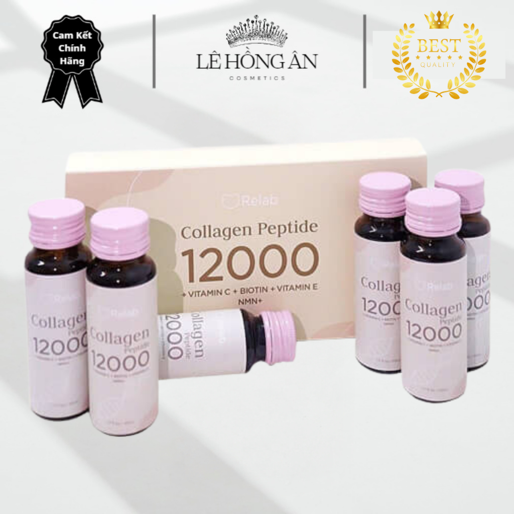 [Hàng Chính Hãng] Collagen Peptide 12000 Relab 1 Hộp 6 Chai - JP ...