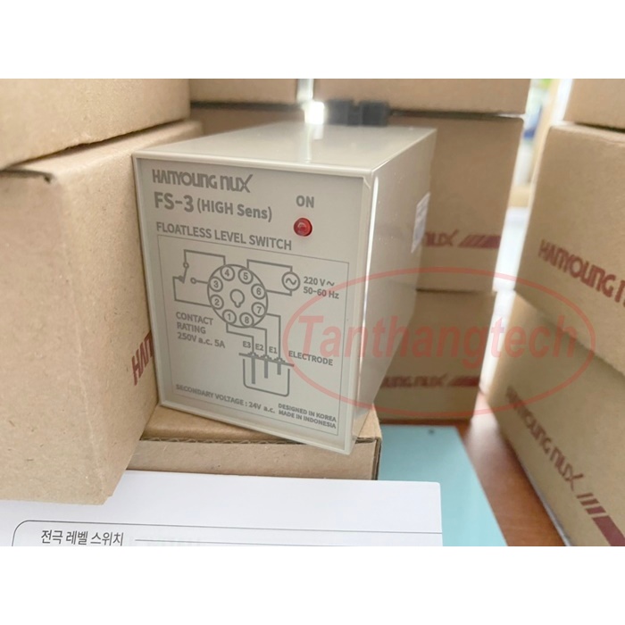Relay mực nước Hanyoung FS-3A (high sensitivity) - Báo mức FS-3A ...