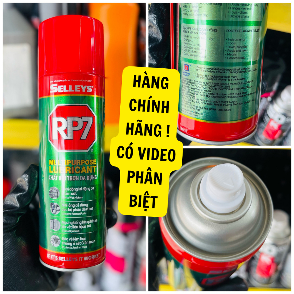 Chai Xịt RP7 Chính Hãng 175G 350G Chống Rỉ Sét, Xịt Bôi Trơn Và Bảo Vệ ...