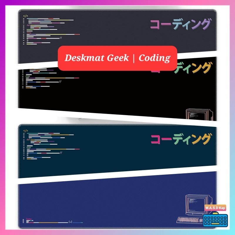 Geek Deskmat Coding | Pad trải bàn Geek Coding | Thảm trải bàn Geek Coding | Coding | Shopee ...