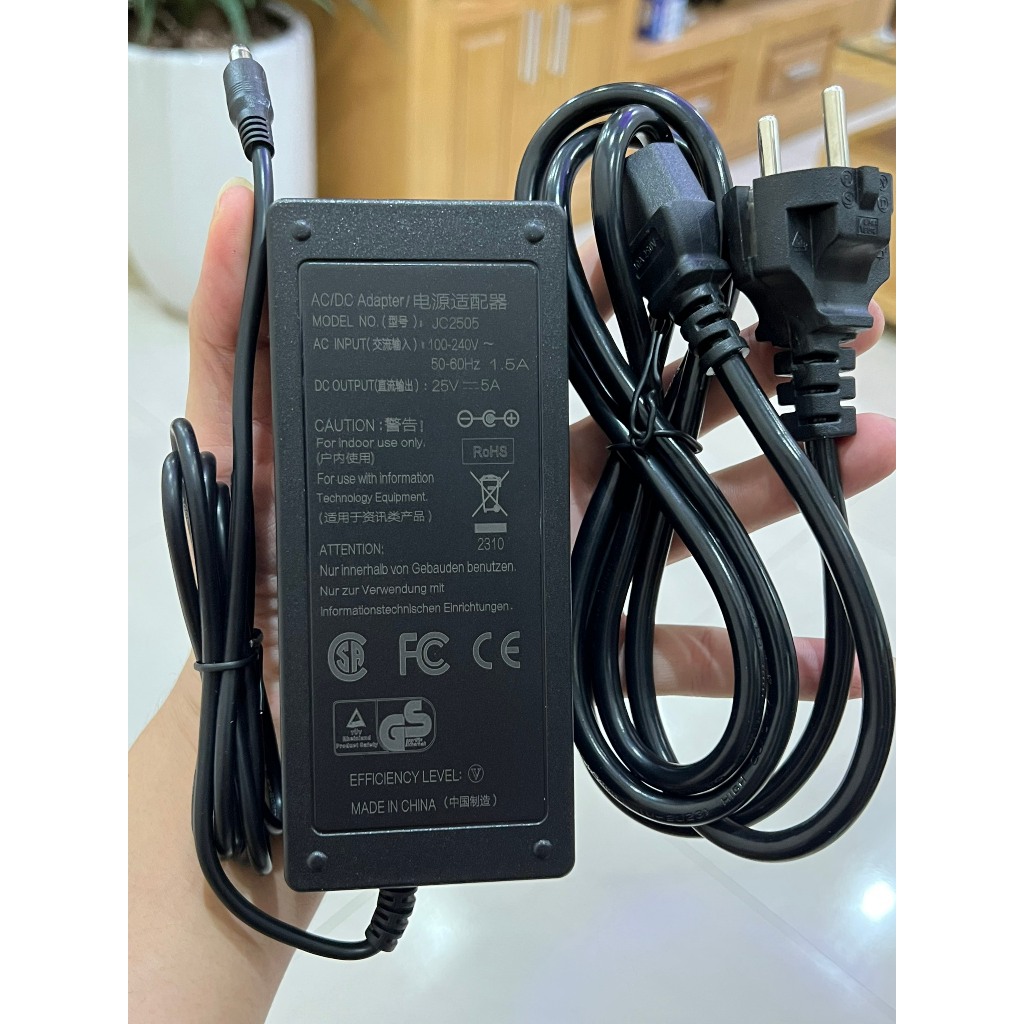 DC 25v 5a (25v 5000ma) bộ adapter nguồn loại tốt (dailyphukien192 bảo hành 12 tháng) | Shopee ...