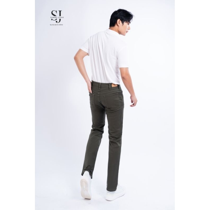 Quần jean slim fit nam Q3 OLIVE, quần jean ống đứng siêu đẹp,cotton cao ...