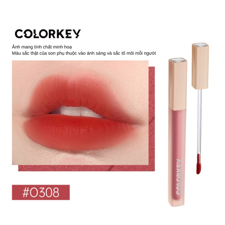 Son Kem Lì COLORKEY Dạng Nước, Hiệu Ứng Làm Mờ Môi, Mịn Lì Lâu Trôi 1 ...