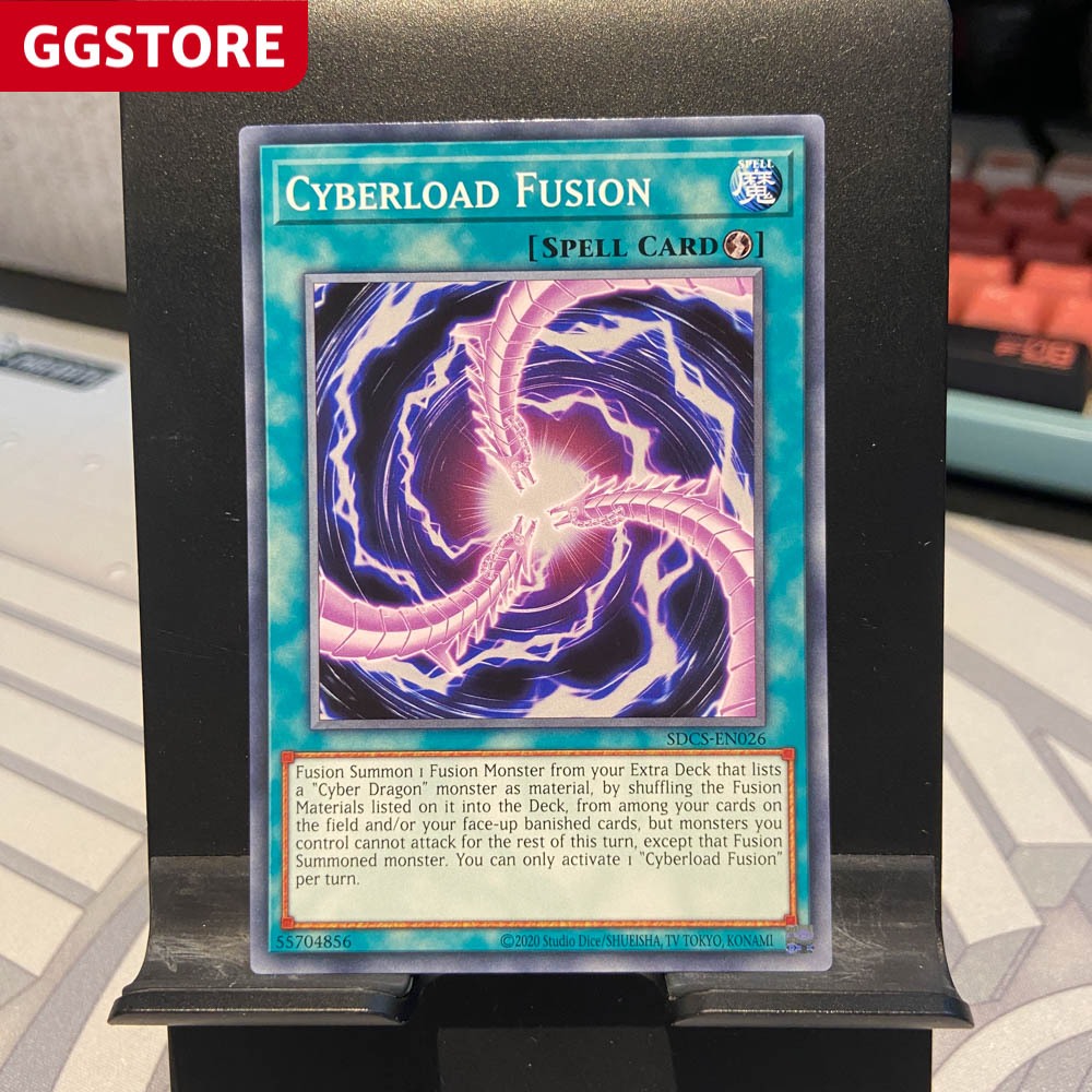 [ Bài Yugioh Chính Hãng ] Cyberload Fusion - SDCS-EN026 - Common | Shopee Việt Nam