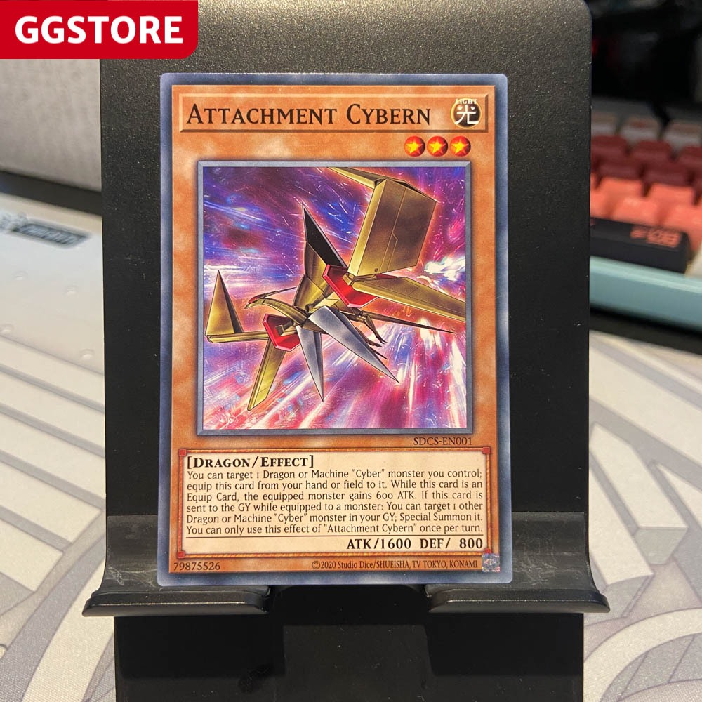 [ Bài Yugioh Chính Hãng ] Attachment Cybern - SDCS-EN001 - Common | Shopee Việt Nam