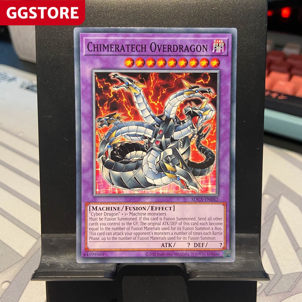 [ Bài Yugioh Chính Hãng ] Chimeratech Overdragon - SDCS-EN042 - Common | Shopee Việt Nam