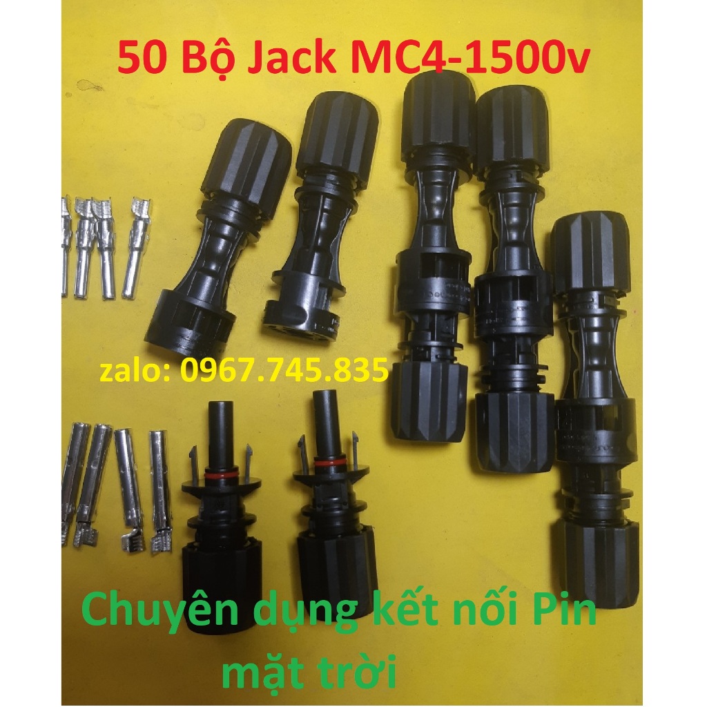 (Combo 10 bộ) Jack MC4-1500v loại tốt-chống cháy, chống nước ip68 | Shopee Việt Nam
