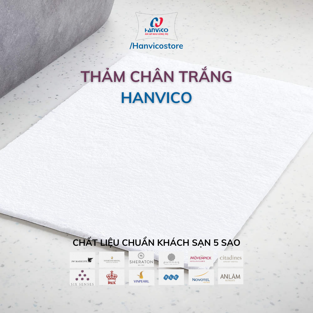 Thảm chân Cotton khách sạn HANVICO cao cấp | Shopee Việt Nam