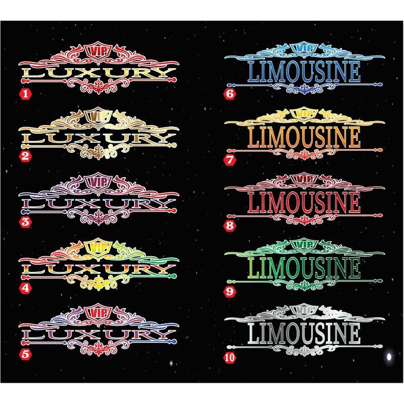 Tem Vip Luxury Limousine Dán Xe Khách , Xe Du Lịch Hyundai County, Xe ...