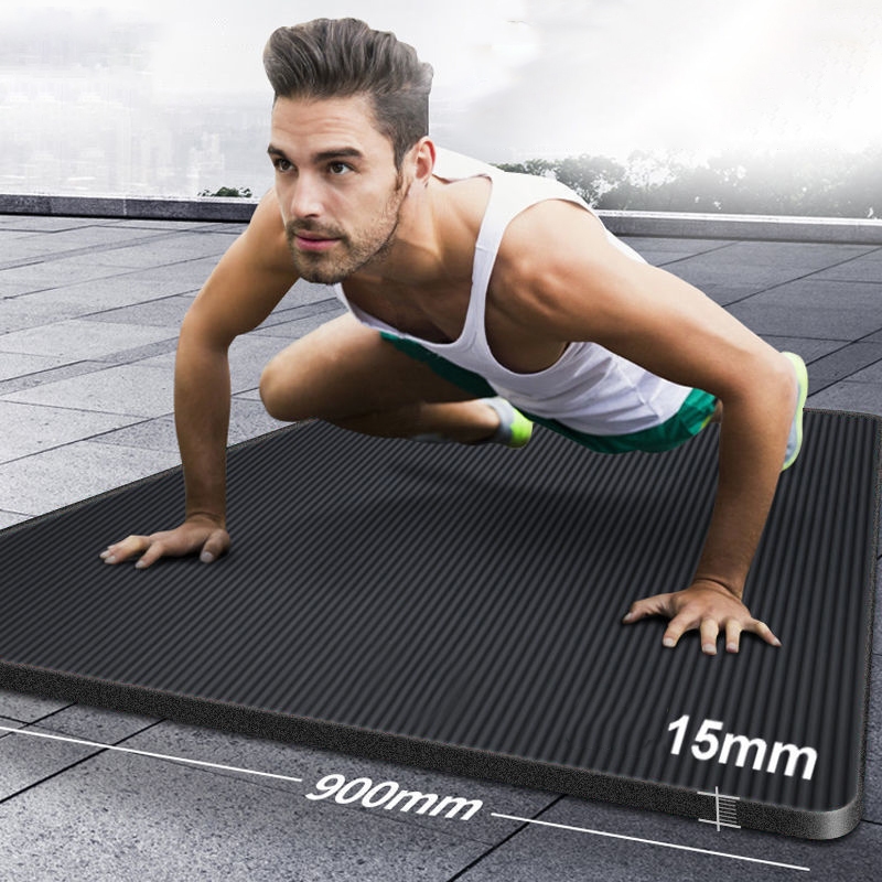 Thảm Tập Gym Yoga 15mm NBR Chống Trượt Chống Thấm Nước Cao Cấp Chính ...