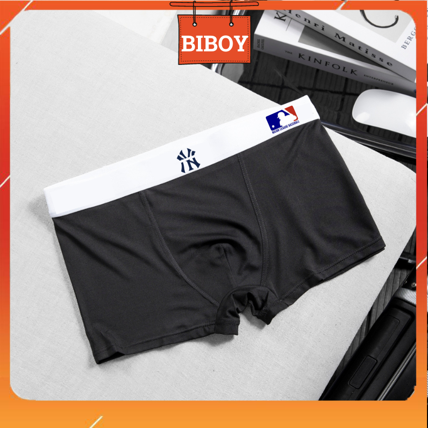 Quần Lót Nam Boxer Thun Lạnh N.Y M.L.B Chun Cao Cấp Co Giãn Thoáng Khí ...