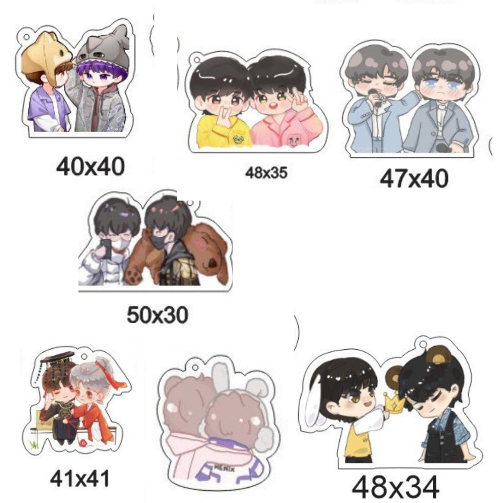 Móc khóa CP TNT chibi | Shopee Việt Nam