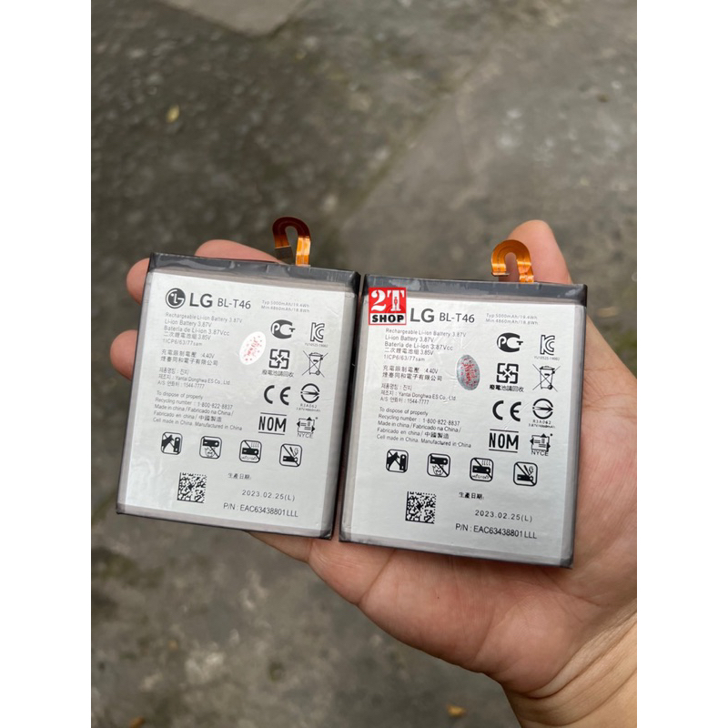 PIN LG V60 HÀNG LINH KIỆN THAY THẾ, MÃ PIN BL-T46, DUNG LƯỢNG 5000MAH ...
