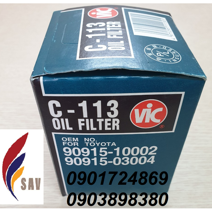 LỌC DẦU NHẬT BẢN VIC C-113 CHO XE TOYOTA | Shopee Việt Nam