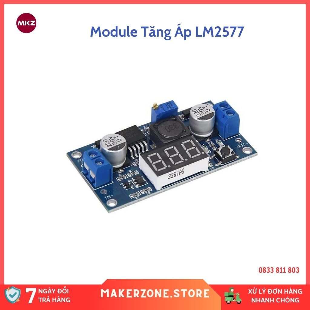 Module Tăng Áp LM2577 Hiển Thị LED | Shopee Việt Nam