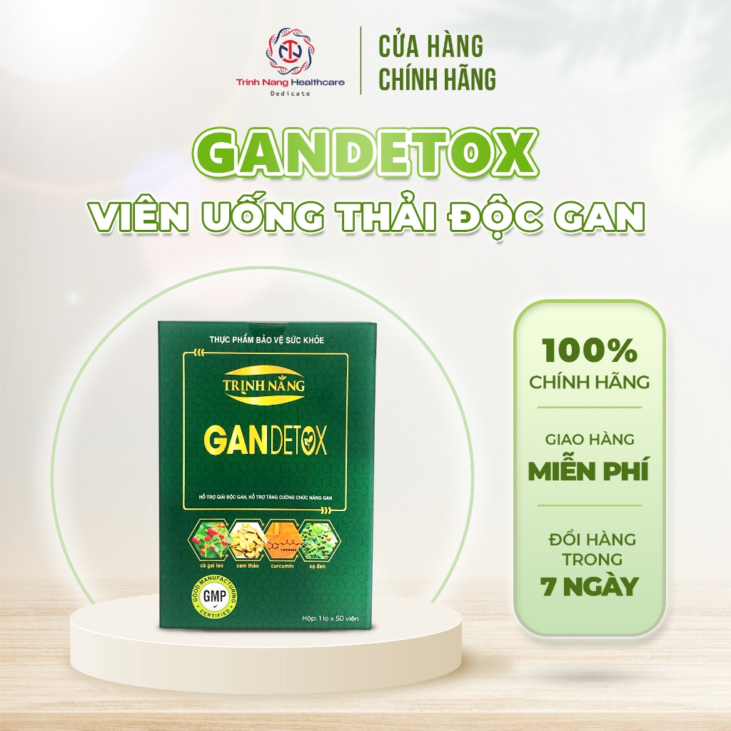 Gan Detox thải độc gan, bổ gan, làm mát gan, tăng cường chức năng gan ...