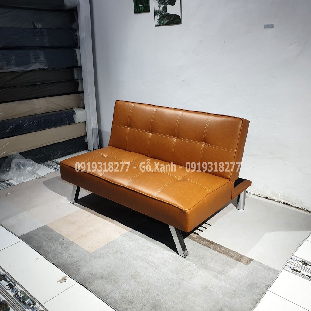 Ghế Sofa Bed Ngắn 1m2 Hàng Xuất Khẩu Chân inox - Ghế Sopha Giường Đa ...