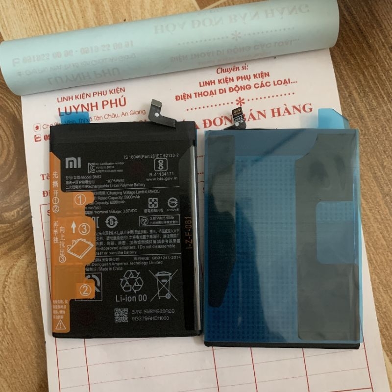 Pin redmi 9T BN62 baqe và zin new(ảnh thật) | Shopee Việt Nam