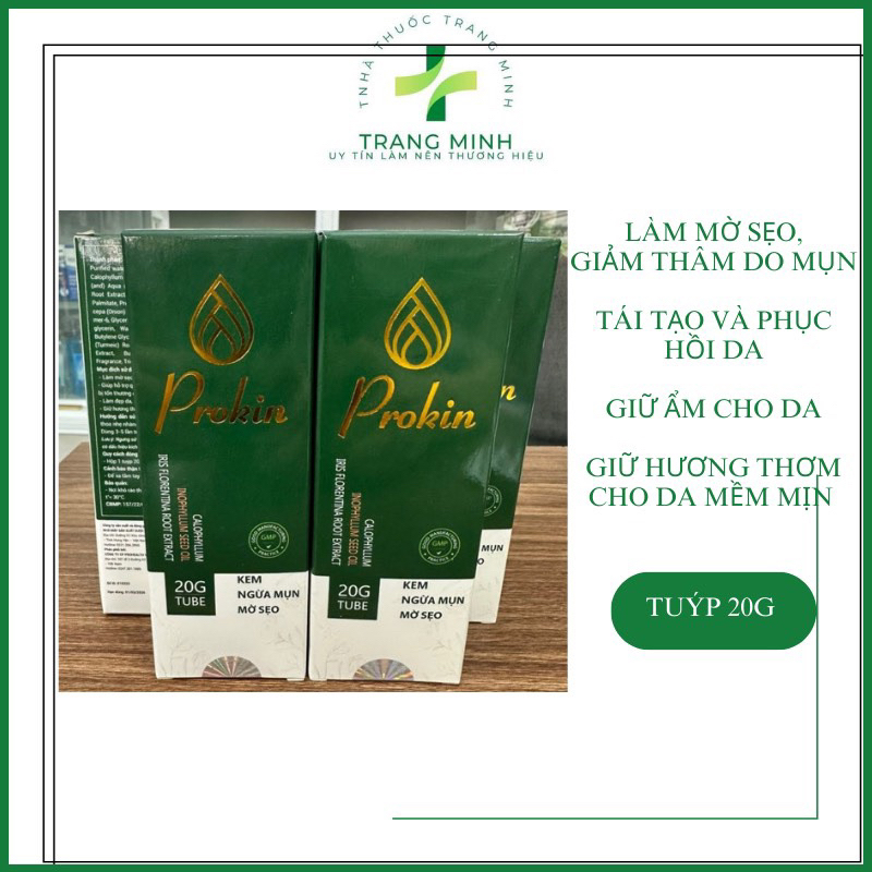 Kem ngừa mụn, mờ sẹo Prokin PROHEALTH - Làm mờ sẹo, giảm thâm nám, tái ...