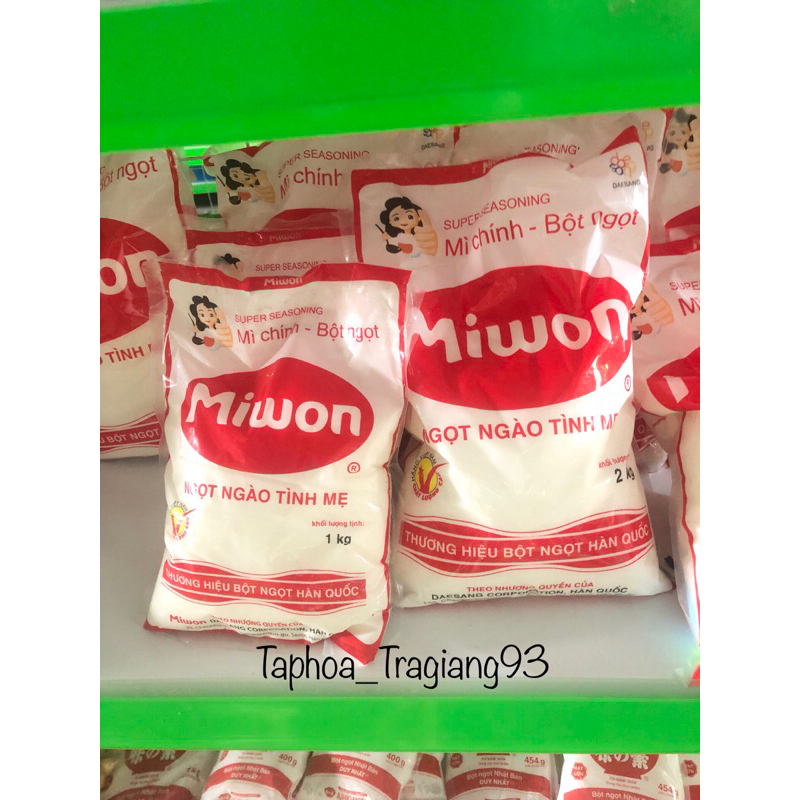 Bột ngọt,Mì chính hạt lớn Miwon 1kg,2kg | Shopee Việt Nam