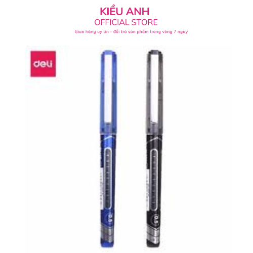 Bút ký, Bút bi nước Mực Gel Deli Q400 Mate ( Màu Đen ) Ngòi 0.5mm Nhanh ...