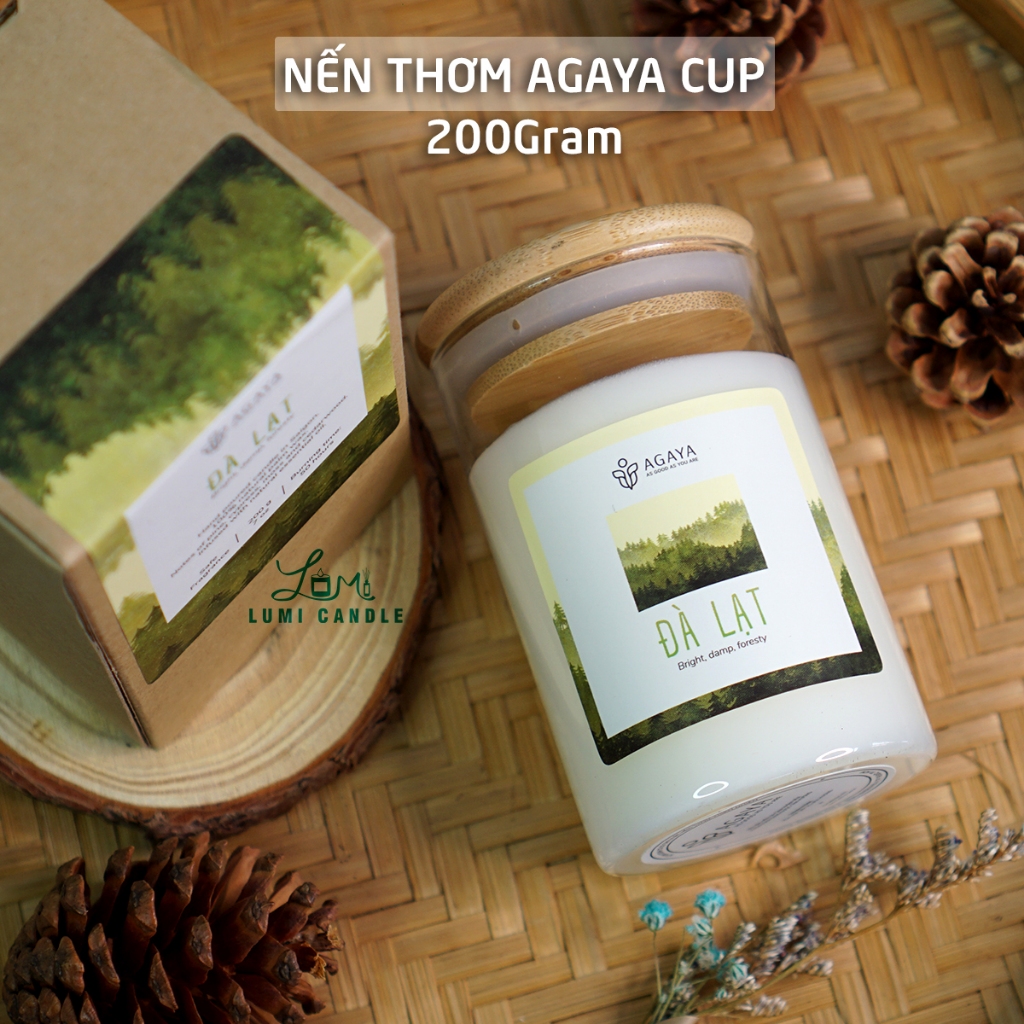 [200G] Nến Thơm Candle Cup / AGAYA Cup - Lumi Candle | Shopee Việt Nam