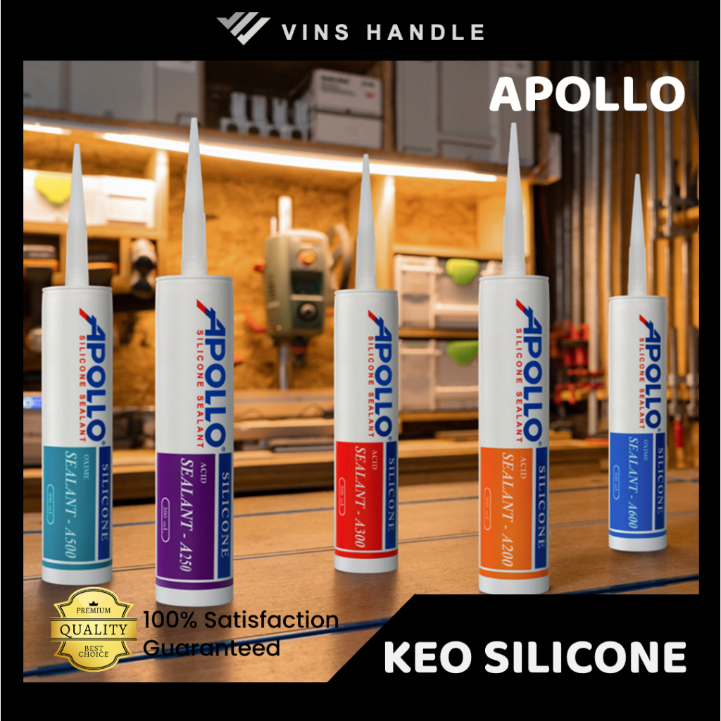 KEO SILICONE APOLLO CHÍNH HÃNG đủ các loại A100 A300 A500 A600 | Shopee ...