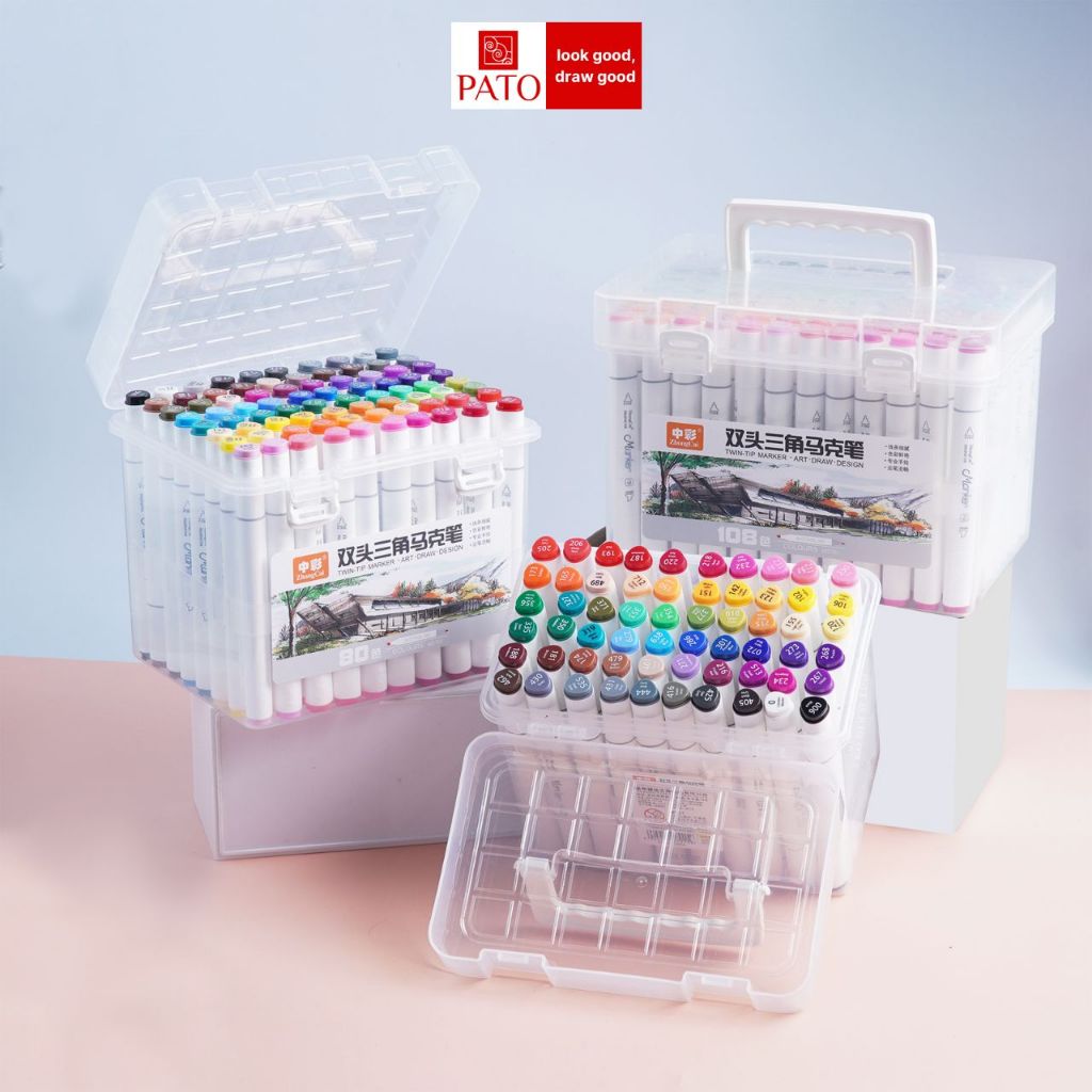Bút Màu Marker Touch Cool 2 Đầu Tô Màu Dạ Vẽ Tranh Anime, Bút Lông Màu ...