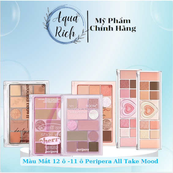 Bảng Màu Mắt 11 - 12 Ô Peripera Ink All Take Mood Technique Palette ...
