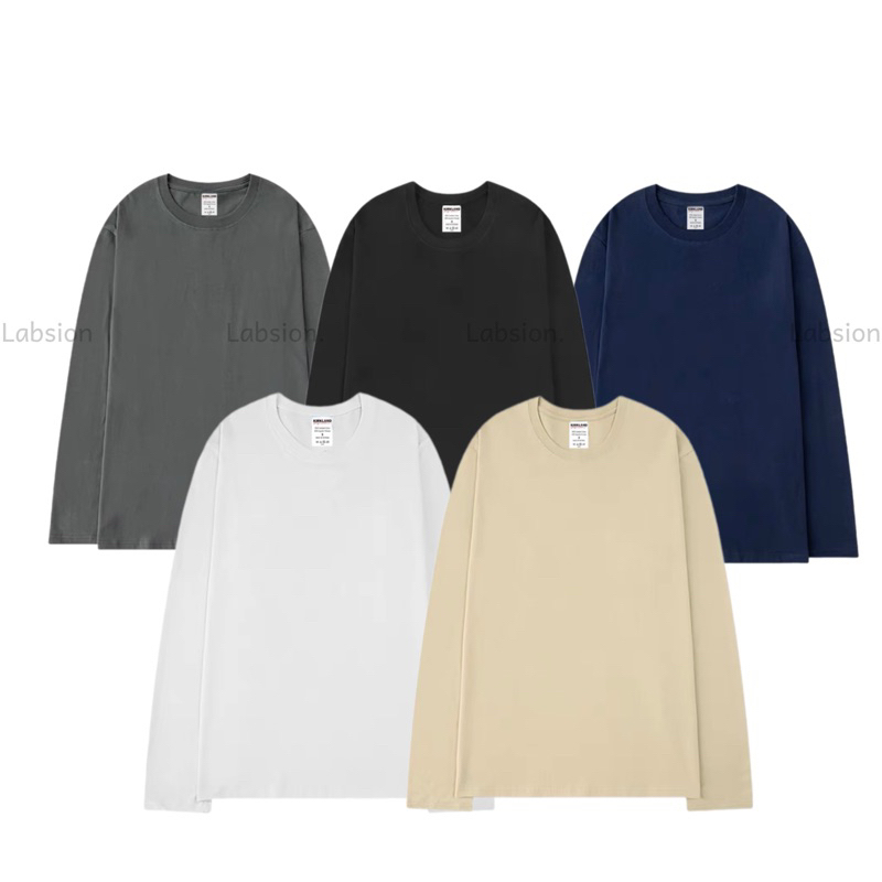 Áo thun dài tay trắng đen form rộng / 5H1T ÁO THUN MỸ | Shopee Việt Nam