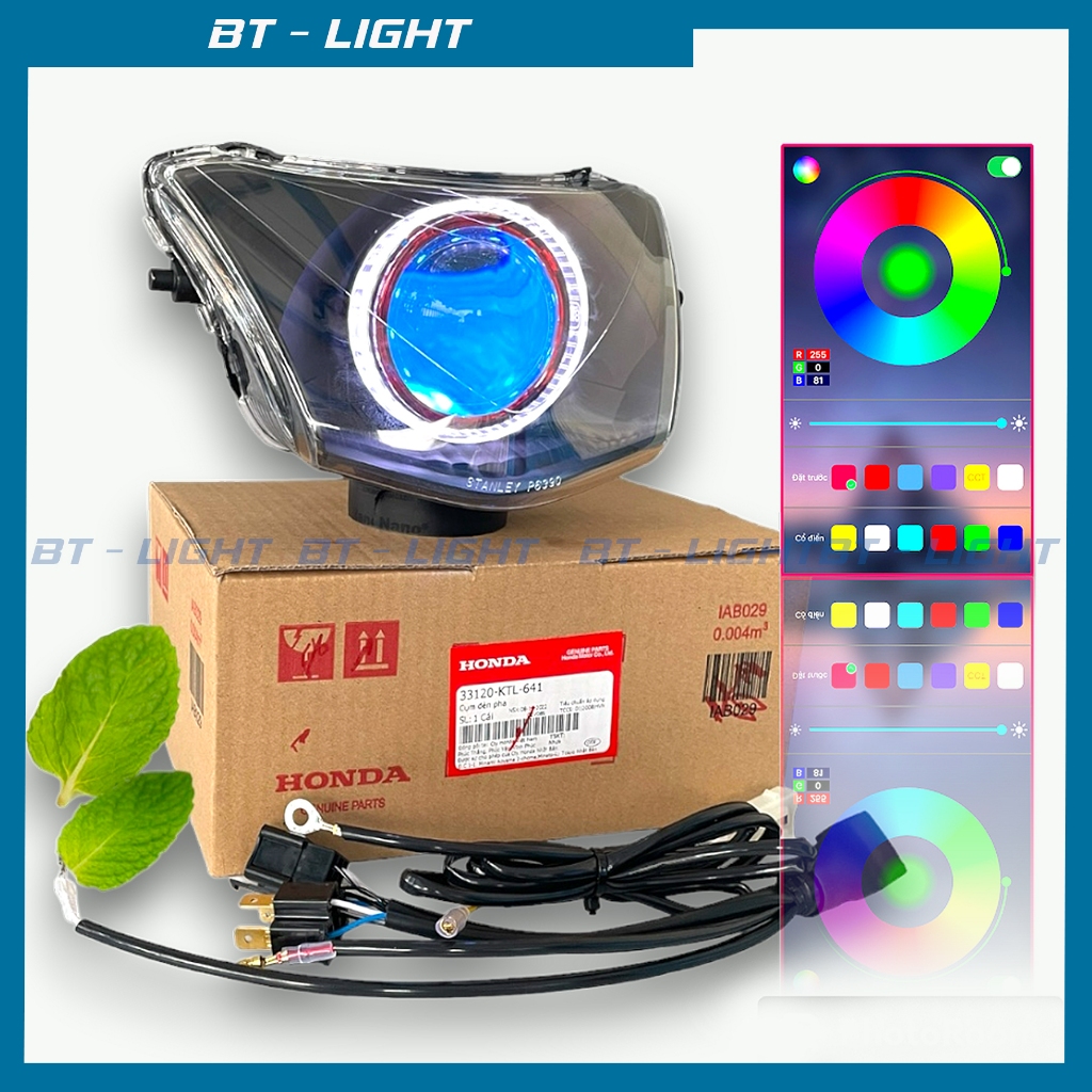 Bi Cầu Led M10 Light lên cho Wave A các đời | Shopee Việt Nam