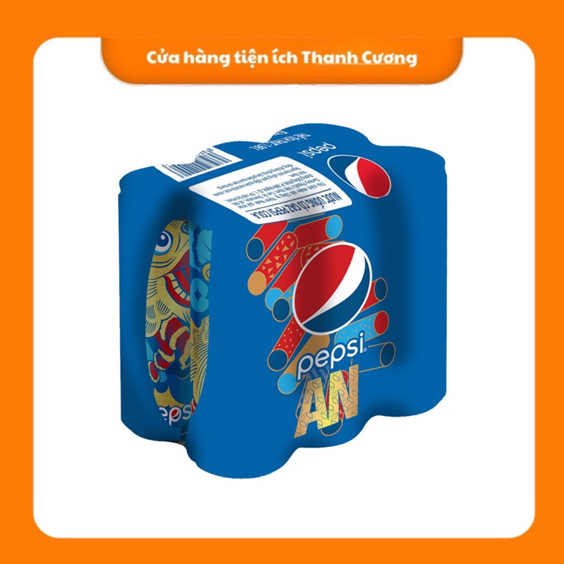 Lốc 6 Lon Nước Giải Khát Có Gas Pepsi 320ml | Shopee Việt Nam