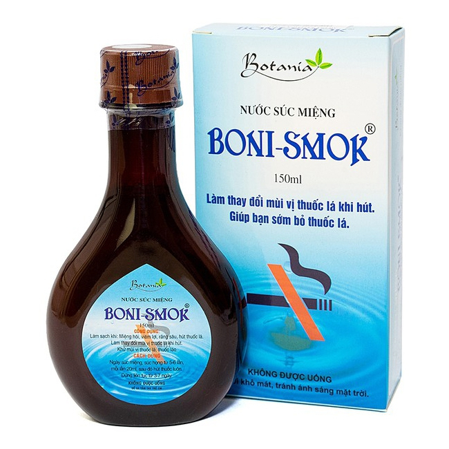 Nước súc miệng Boni Smok - Nước súc miệng cai thuôc lá | Shopee Việt Nam