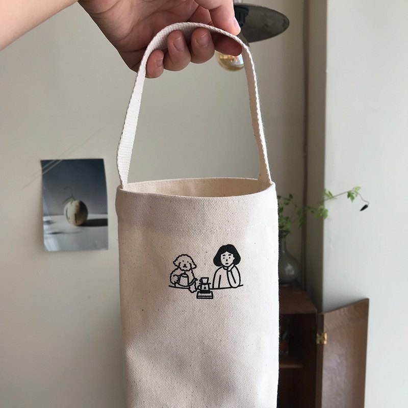 Túi vải canvas BOTTLY CV09 đựng ly giữ nhiệt, bình giữ nhiệt, ly trà ...