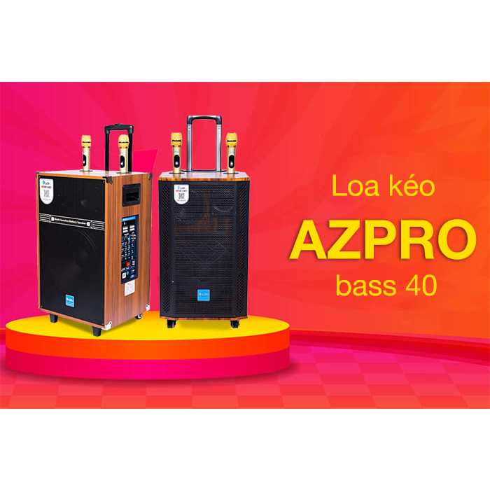 Loa Kéo AZPRO AZ 15A Bass 40 cm kết nối bluetooth có reveb hàng chính ...