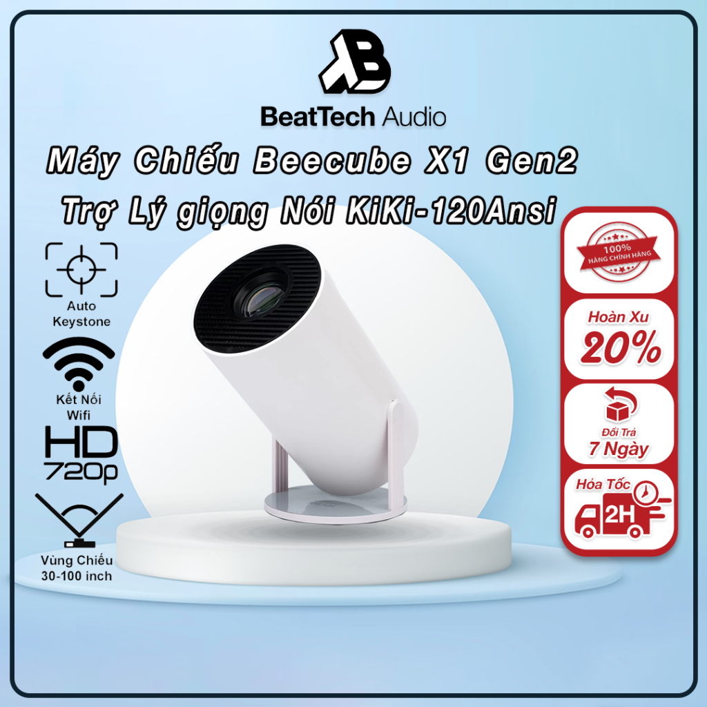Máy Chiếu Mini BEECUBE X1 GEN 2 Siêu Rẻ - Độ Phân Giải HD 720P - Bảo ...