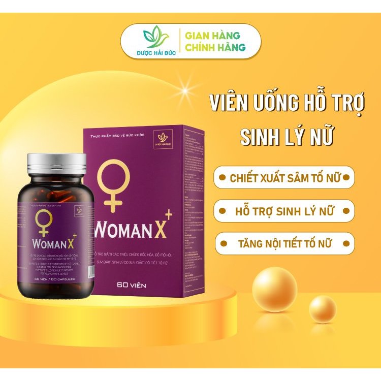 Viên uống hỗ trợ sinh lý Nữ WomanX plus 60 viên | Shopee Việt Nam