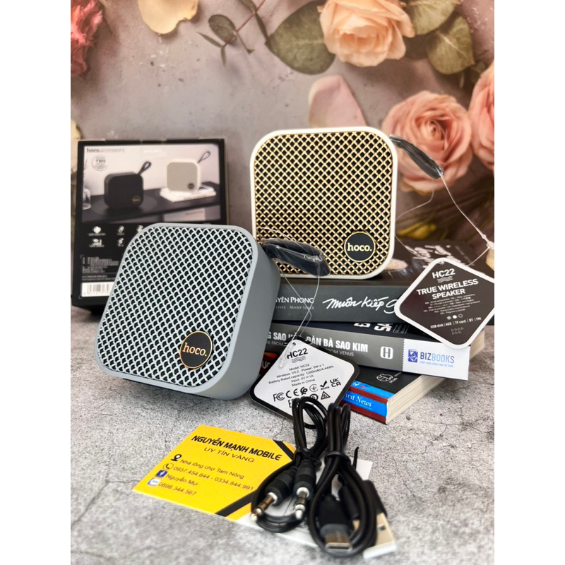 Loa bluetooth Hoco HC22 hỗ trợ ghép TWS kết nối bluetoothV5.2 hỗ trợ ...