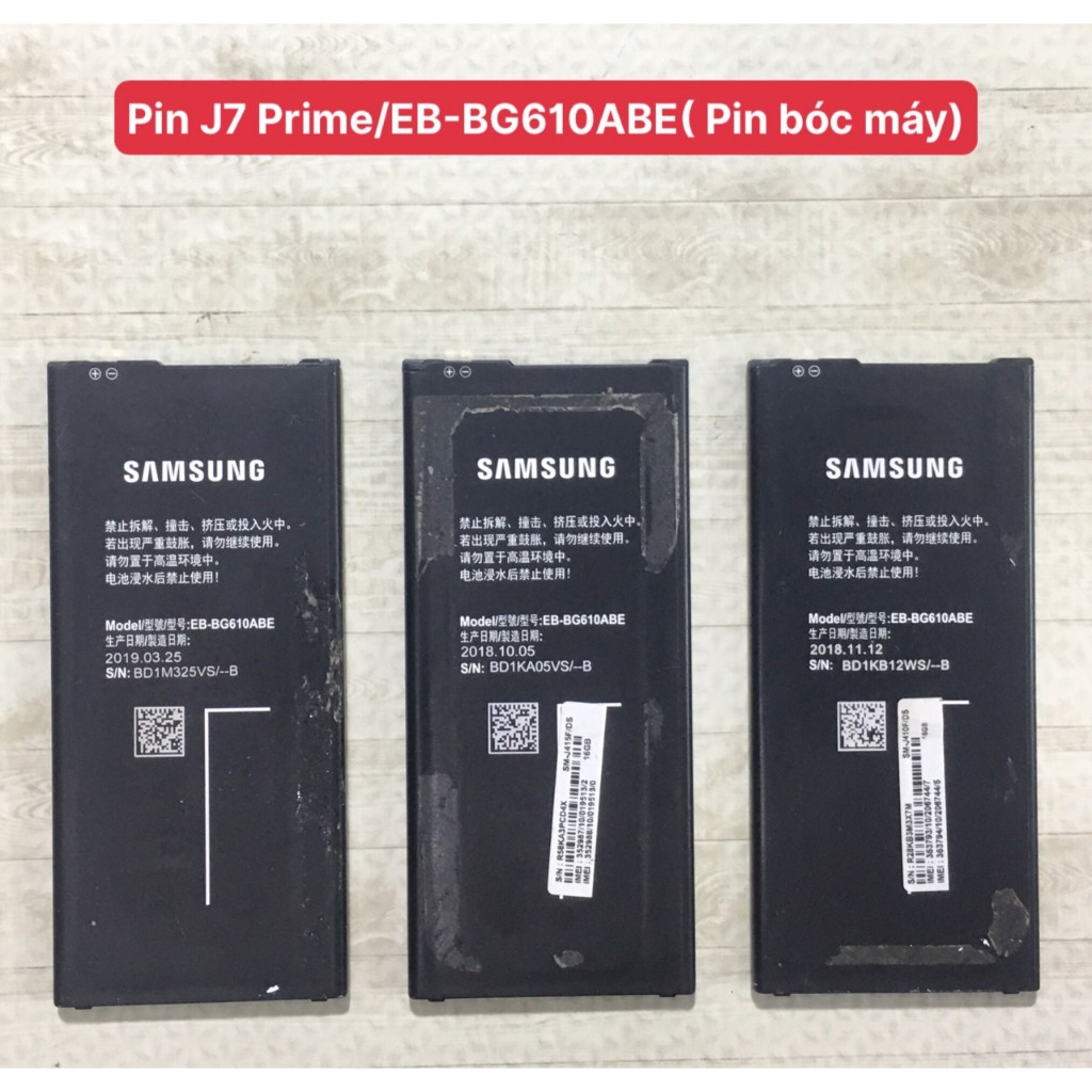 Pin samsung j7 prime/j410/j4 plus/j6 plus zin bóc máy | Shopee Việt Nam