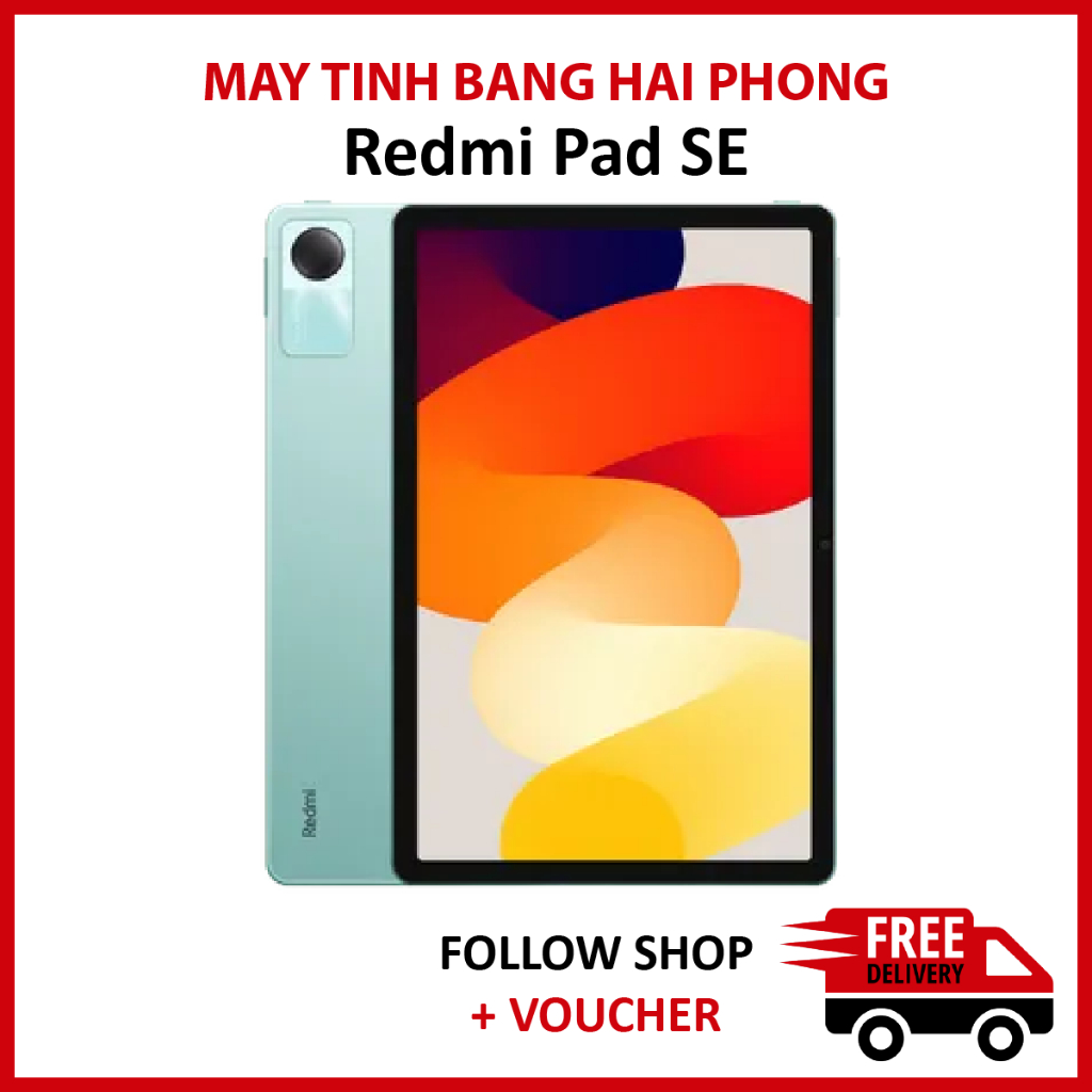 Máy tính bảng Xiaomi Redmi Pad SE Fullbox RAM 6/128GB màn 11'' 90Hz pin ...