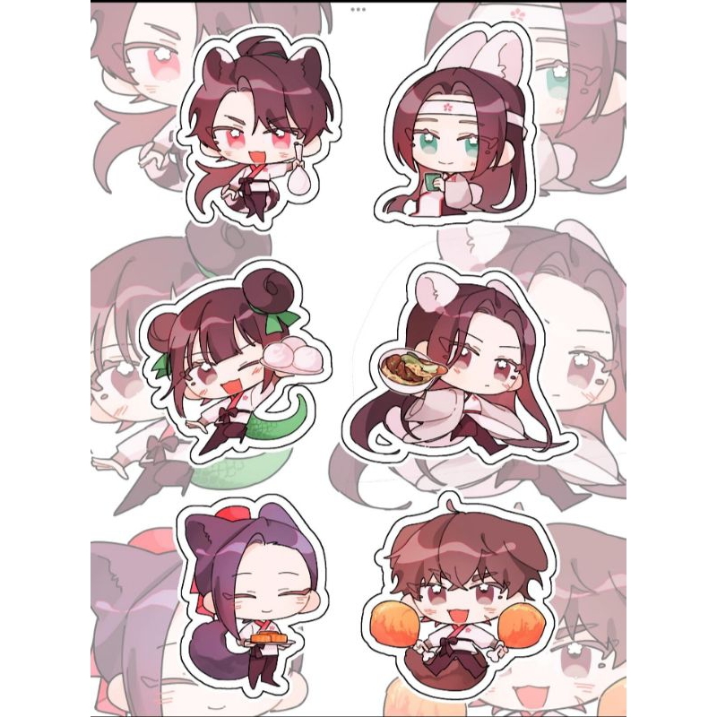 Hình dán sticker sheet A6 ROTMHS (Hoa Sơn Tái Khởi) - Baek Cheon ...
