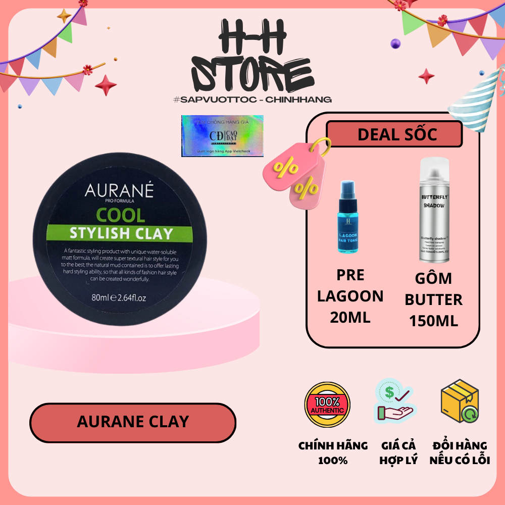 [ CHÍNH HÃNG ] Sáp vuốt tóc giữ nếp cao Aurane Cool Styling Clay ...