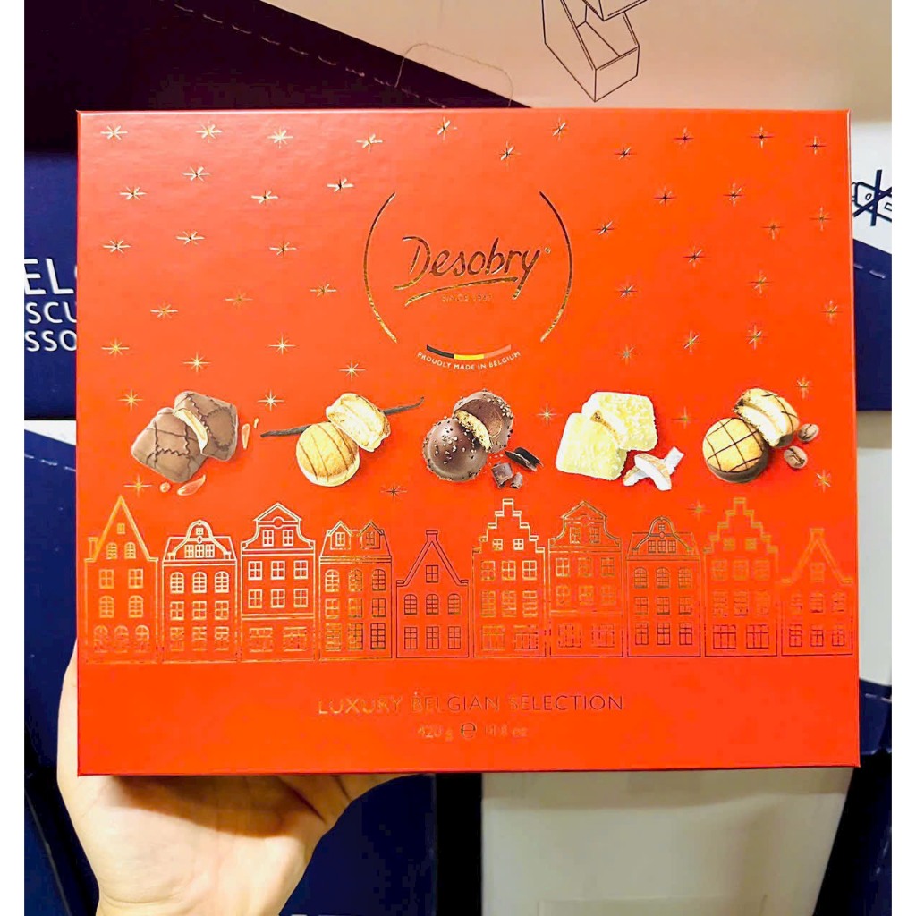 Bánh Phủ Socola Desobry Hộp giấy 420g | Shopee Việt Nam