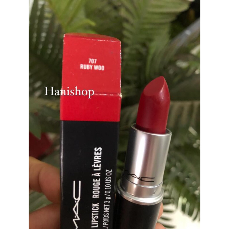 Son M.a.c 707 Ruby Woo ( Nguyên Hộp) | Shopee Việt Nam