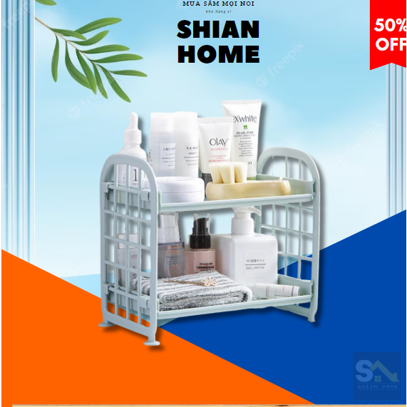 Kệ mini 2 tầng 4 lưới | Shopee Việt Nam