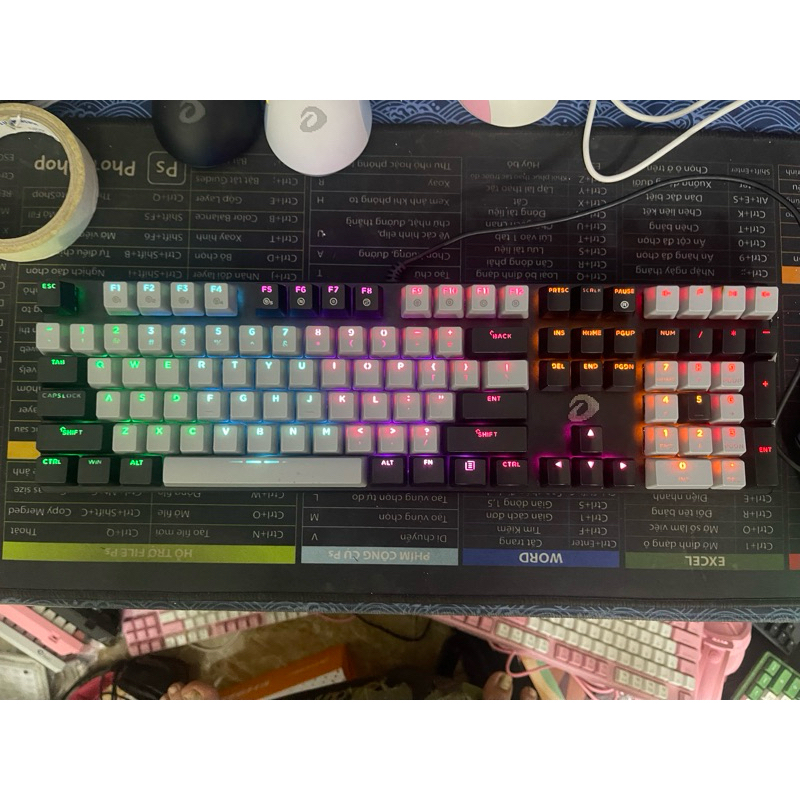 Bàn phím cơ 2nd Dareu Ek1280 Ek880 Led RGB 16.8triệu màu | Shopee Việt Nam